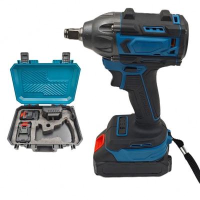 China Factory Direct 21V 350N.m Brushless Impact Wrench Cordless Lithium-Ion Battery DIY Home & Auto Tool with LED Light Customizable for sale