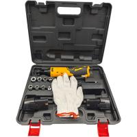 China SANJIANG 21V Brushless Cordless Industrial Ratchet Wrench Tool Set Adjustable Angle 20V Rated Batteries 1 Charger DIY 120N.m Max for sale
