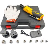 China SANJIANG 21V Brushless Cordless Industrial Ratchet Wrench Tool Set Adjustable Angle 20V Rated Batteries 1 Charger DIY 120N.m Max for sale