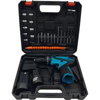 China Factory Direct 12V Precision Electric Cordless Drill Industrial Grade Power Screwdriver Tool Set with Battery Power Source for sale