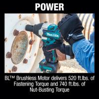 China 700nm 1/2 Cordless Brushless 18V 800W Impact-Gun Impact Wrench Square Drive Electric Power Multi-function Construction Wrenches for sale