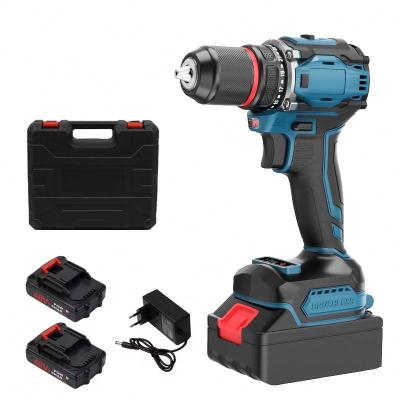 China 21v Portable Electric Cordless Brushless Drill Lithium-Ion Battery Electric Tool Kit for sale