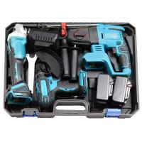 China High-quality 18V 21V Brushless Rechargeable Electric Drill and Screwdriver Tool Set, Electric Drill Tool Combination Set for sale
