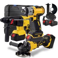 China 21v Brushless Three-in-One Electric Hammer, Angle Grinder, Impact Wrench for sale