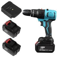China Eight-in-One Impact Drill Set - Multi-functional Combination Tool Kit - Cordless Electric Screwdriver - Lithium-Ion Battery for sale