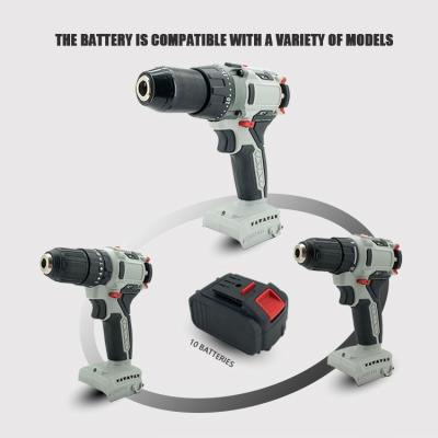 China Professional High-torque 3-in-1 Electric Cordless Drill Set with 21V Voltage, Equipped with Brushless Motor for sale