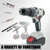 China Professional High-torque 3-in-1 Electric Cordless Drill Set with 21V Voltage, Equipped with Brushless Motor for sale