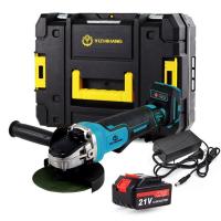 China 21V Portable Cordless Drill and Angle Grinder Combo Set - 2-in-1 Lithium-Ion Brushless Motor Electricity for sale
