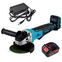 China 21V Portable Cordless Drill and Angle Grinder Combo Set - 2-in-1 Lithium-Ion Brushless Motor Electricity for sale