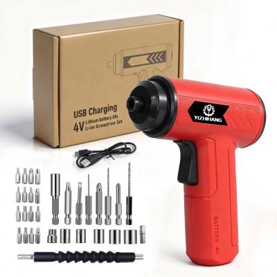 China Tool Mini Cordless Screwdriver Charging Battery Lithium-Ion Screwdriver Set for sale