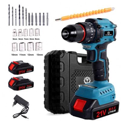 China The Cordless Impact Drill Kit Is Portable and Suitable for Use on Wood, Metal and Concrete. for sale