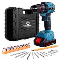 China The Cordless Impact Drill Kit Is Portable and Suitable for Use on Wood, Metal and Concrete. for sale