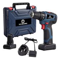 China Professional Electric Impact Cordless Drill Battery 21V Household Lithium-powered Hand Tool Kit for sale