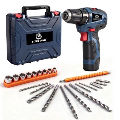 China 12V Mini Brushless Electric Drill, High-power Household Rechargeable Screwdriver, Household Lithium Battery Impact Drill for sale