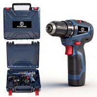 China 12V Mini Brushless Electric Drill, High-power Household Rechargeable Screwdriver, Household Lithium Battery Impact Drill for sale