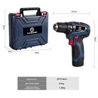 China 12V Mini Brushless Electric Drill, High-power Household Rechargeable Screwdriver, Household Lithium Battery Impact Drill for sale