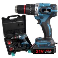 China High-quality Lithium Battery-powered Power Tools, Drills, and Home Construction Site Supporting OEM Brushless Charging Drills for sale