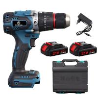 China High-quality Lithium Battery-powered Power Tools, Drills, and Home Construction Site Supporting OEM Brushless Charging Drills for sale