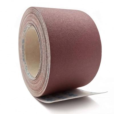 China Factory Supplies Alumina Abrasive Paper Rolls, Diamond Abrasive, and Metal Polishing Sandpaper Rolls. for sale