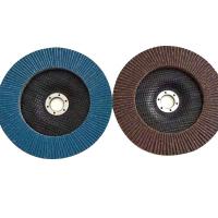 China Fiberglass Aluminum Oixde Coated Flap Disc Wheels Grinding Abrasive Discs with OEM & ODM Support for sale