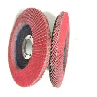 China Fiberglass Aluminum Oixde Coated Flap Disc Wheels Grinding Abrasive Discs with OEM & ODM Support for sale