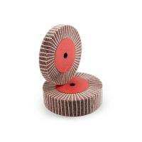 China DMS Abrasive Tools Shaft-mounted Non-woven Flap Wheel Abrasives Nylon Grinding Wheel for Hardware 6mm 6.35mm for sale