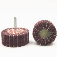 China Non Woven Abrasive Wheel Drill Mounted Shank Flap Wheel 50x25x6mm for sale