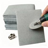 China Dry Sandpaper 75*100MM Hook Loop Grit 80/120/180/240/320/400/600# Adhesive Metal Polishing Tool Sander Pads Sheet OEM for sale