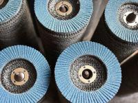 China High Efficiency Abrasive Tool P60 Aluminum Oxide Coated Abrasive Flap Disc 4.5 Inch for Metal for sale