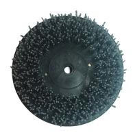 China Industrial 6 Inch Silicon Carbide Antique Brush Diamond Circular Abrasive Wire Disc Cleaning Brush for Granite Marble for sale