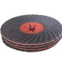 China 4inch 4.5in Diamond Silicon Carbide Polishing Grinding Disc Electroplated Flap Disc High Performance Polishing Pads for sale