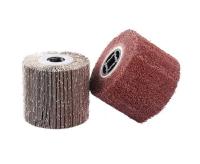 China Sand Cloth Flap Wheel With Keyhole Arbor Sand Paper Wire Drawing Various Grits for Metal Stainless Steel Grinding Wheel for sale