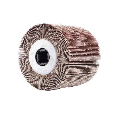 China Premium Aluminum Oxide Abrasives Flap Drum Grinding Wheels Cylinder for Manufacturer Fine Surface Finishing Metal for sale