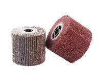 China 120x100x19mm Abrasive Stainless Steel Wire Drawing Wheel Sanding Wheel Stainless Steel Polishing Wheel for sale