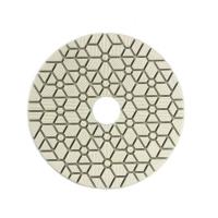 China New Design 100mm 4 Inch Diamond Buffing Flexible Dry Polishing Pads 800 Grit Stone Concrete Marble Granite Floor Sanding for sale