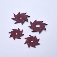 China 100mm High Hardness Aluminum Oxide Octagonal Abrasive Sanding Disc OEM Polishing Groove Repair Tool for sale