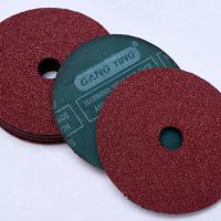 China Customizable 100mm High Hardness Aluminum Oxide Abrasive Grinding Round Fiber Disc for Weld Grinding OEM Supported Angle Grinder for sale