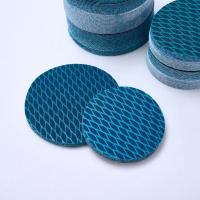 China High Efficiency Blue Rhombic Mesh Blasting Media Sandpaper Discs for Metal and Wood Polishing 42-53HRC Hardness Grit 60#-320# for sale