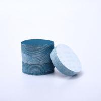 China Wholesale Blue Color 5inch Size Blue Color Anti Block Sanding Disc Look and Hoop Andpaper Grid Aluminum Oxide Sanding Disc for sale