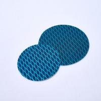 China Wholesale Blue Color 5inch Size Blue Color Anti Block Sanding Disc Look and Hoop Andpaper Grid Aluminum Oxide Sanding Disc for sale