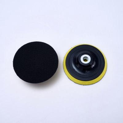 China Wholesale High Hardness Abrasive Pad Hook Loop Backing Paper Pad Holder 2cm Thickness Car Polishing Pads Used Sanding Discs for sale