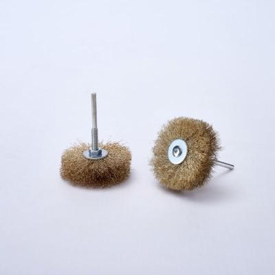 China High Effective Medium Grinding Head Wheel Brush Rust Removal for Metal Wood Polishing Cleaning Scrub Surface 8.5cm Diameter for sale