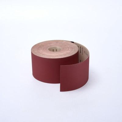 China Customized Size Sanding Tape with Cowhide Paper Flooring, Red Sanding Tape, Alumina Sanding Tape for sale