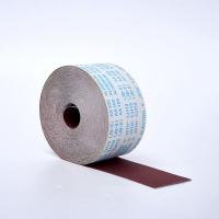China Customized Size Sanding Tape with Cowhide Paper Flooring, Red Sanding Tape, Alumina Sanding Tape for sale