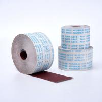 China Aluminium Oxide Medium Wide Belt Heavy Duty White Abrasive Belts for Wood Polishing 120-320# Grain Sizes 42-53HRC Hardness for sale