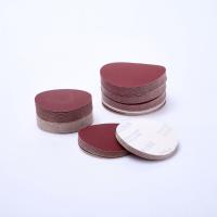 China Manufacturer Direct Fengyan SZ126 Red Adhesive Backed Alumina Sanding Disc 5inch for Wood & Metal Orbital Sander Polishing for sale