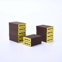China Aluminium Oxide Double Sided Sanding Sponge Blocks 60#-220# Abrasive Grain 42-53HRC Hardness for Wooden Drywall Metal Glazing for sale