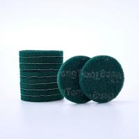 China Self-Adhesive Industrial Heavy Duty 1500# Stainless Steel Polishing Scouring Pad Strong Decontamination for Tough Kitchen Grease for sale