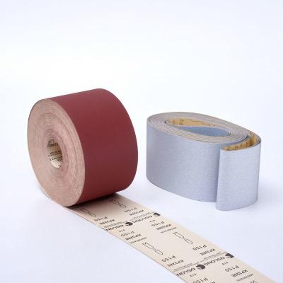 China Aluminum Oxide Abrasive Belts Hand Torn White 120#-320# Multi-Grain 42-53HRC Hardness for Polishing Furniture Musical for sale