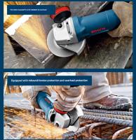 China GWS 1400-125/150 Angle Grinder 1400W 125mm Professional Metal Wood Cutting Polishing Grinding Power Tool for sale